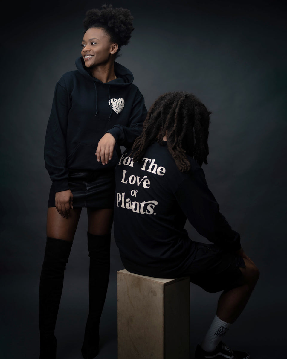 *Limited Edition* Black/Cream For The Love of Plants Collection – Plant Based Drippin